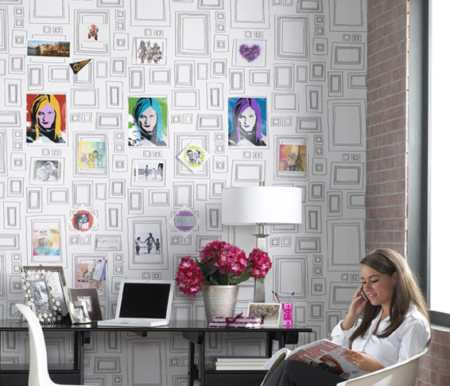 Framed Wallpaper - Interior Design Inspiration | Eva Designs