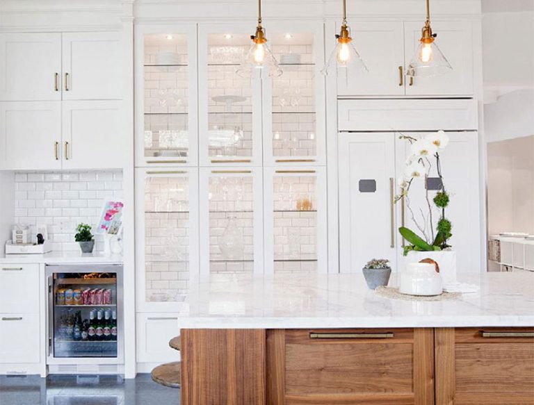 Tile Backed Cabinets - Interior Design Inspiration | Eva Designs