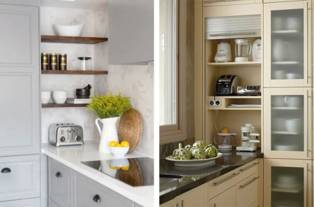 The No Corner Kitchen - Interior Design Inspiration | Eva Designs
